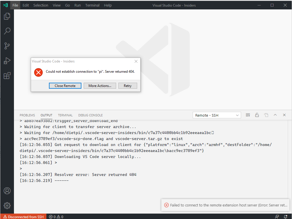 "Open Web UI" command doesn't work · Issue #2503 · microsoft/vscode-remote-release · GitHub