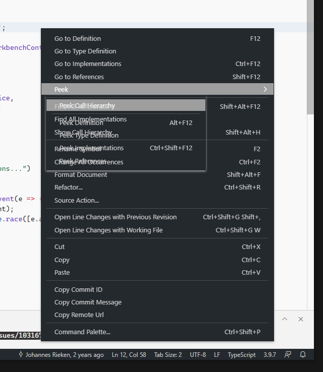Editor Submenu Screen Cheese · Issue 103170 · Microsoftvscode · Github