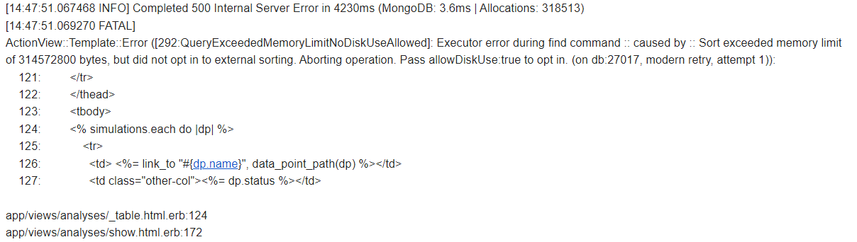 Mongo Memory Limit · Issue #708 · NREL/OpenStudio-server · GitHub