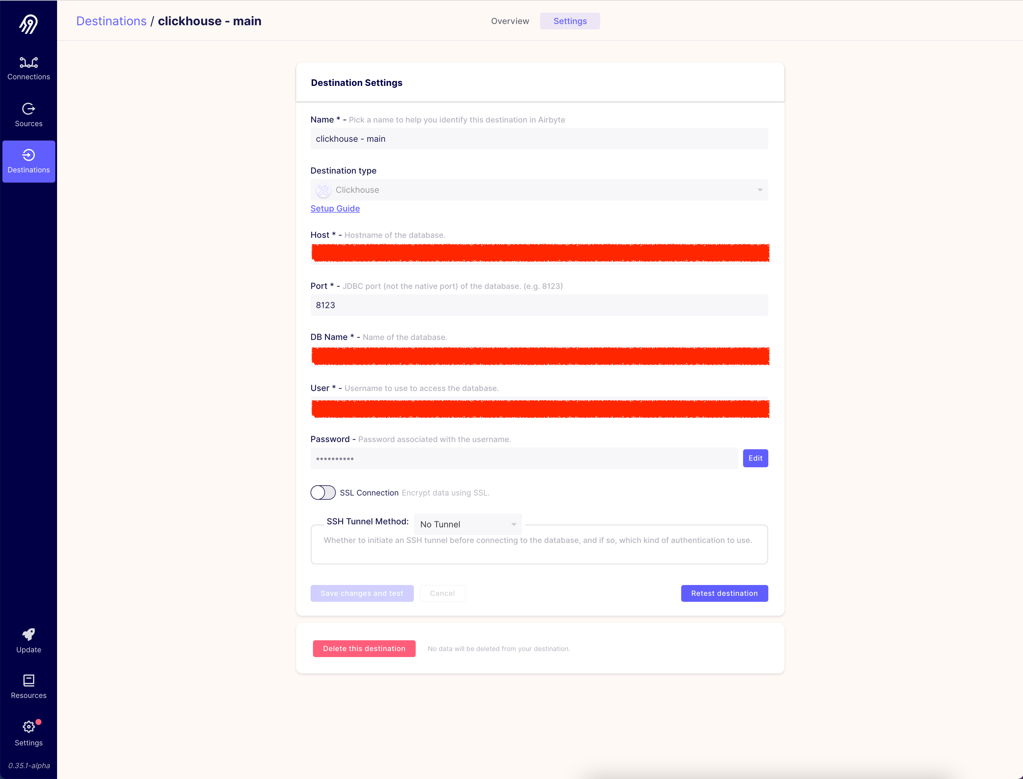 Destination Clickhouse Multiple Nodes Are Not Supported · Issue 9134 · Airbytehqairbyte · Github 