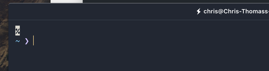 a % symbol shows up on every new tab · Issue #3650 · vercel/hyper · GitHub
