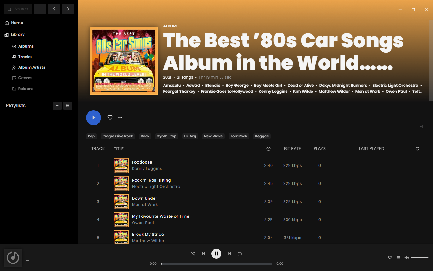 Album Artist displayed for all tracks in Album view · Issue #51 ...