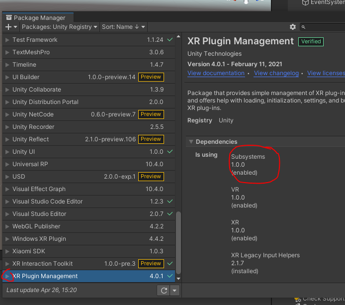 Meshing option greyed out on Android build[Bug] · Issue #803 · Unity-Technologies/arfoundation ...