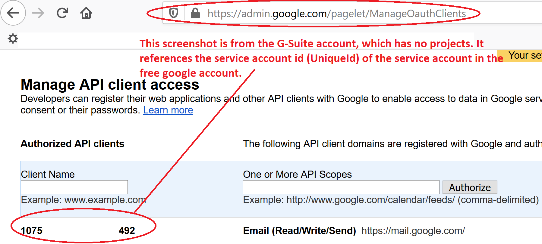 "Client is unauthorized to retrieve access tokens using this method" w/ Service Account · Issue ...