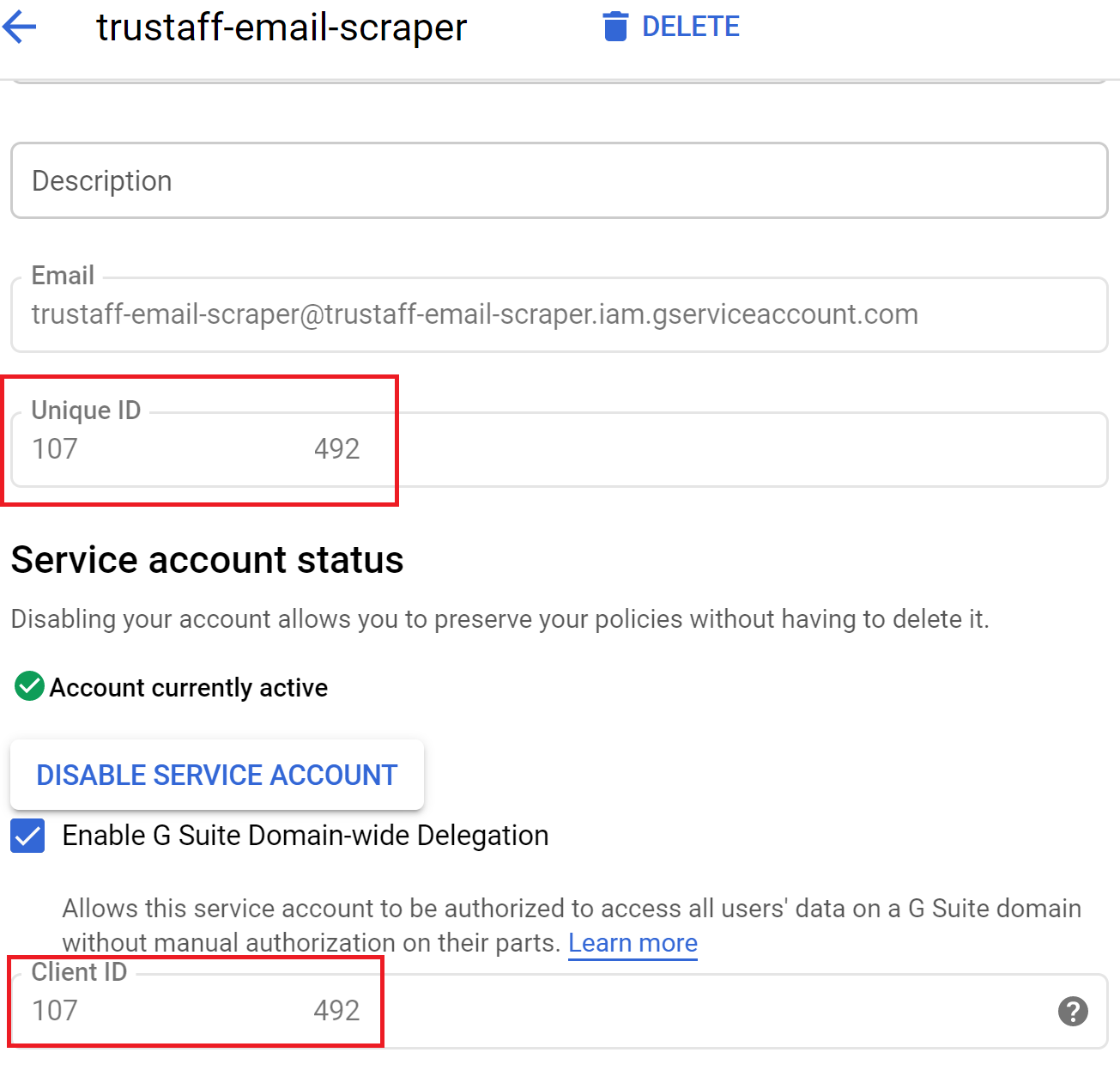 "Client is unauthorized to retrieve access tokens using this method" w/ Service Account · Issue ...