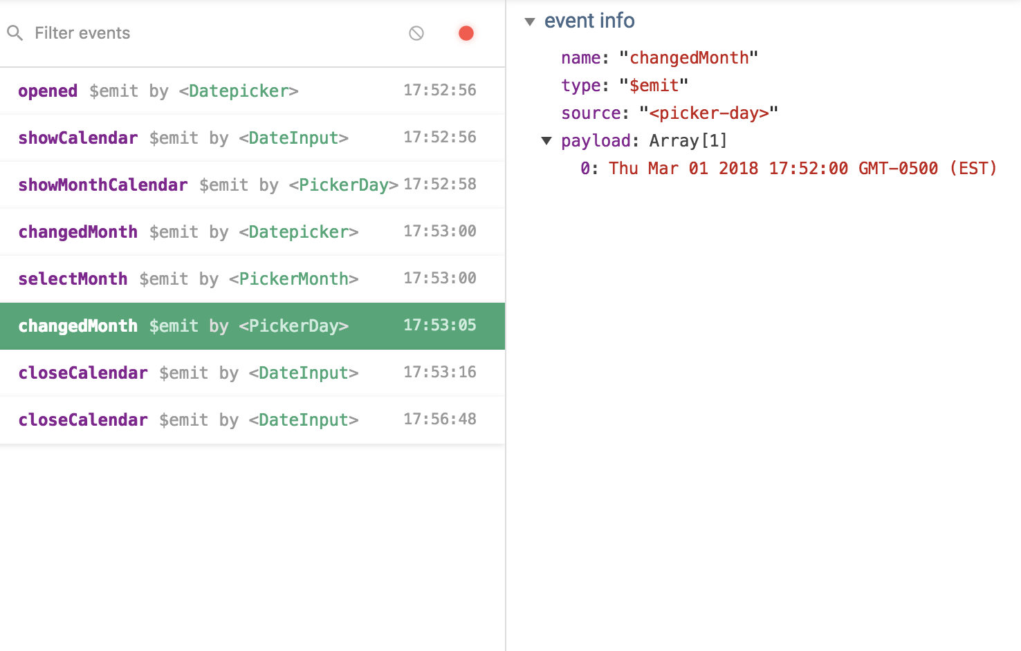 Clicking next or prev button doesn't trigger changedMonth event · Issue #506 · charliekassel ...