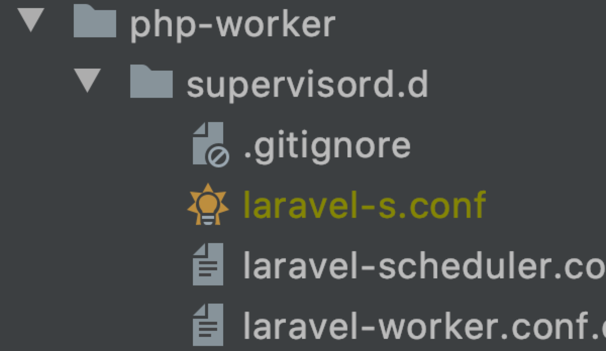 I used php-worker to keep the laravels process running。 · Issue #3010 · laradock/laradock · GitHub