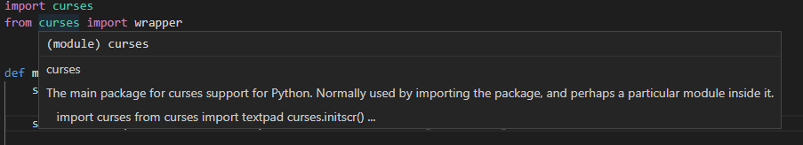 Intellisense does not work on modules · Issue #2570 · microsoft/pylance-release · GitHub