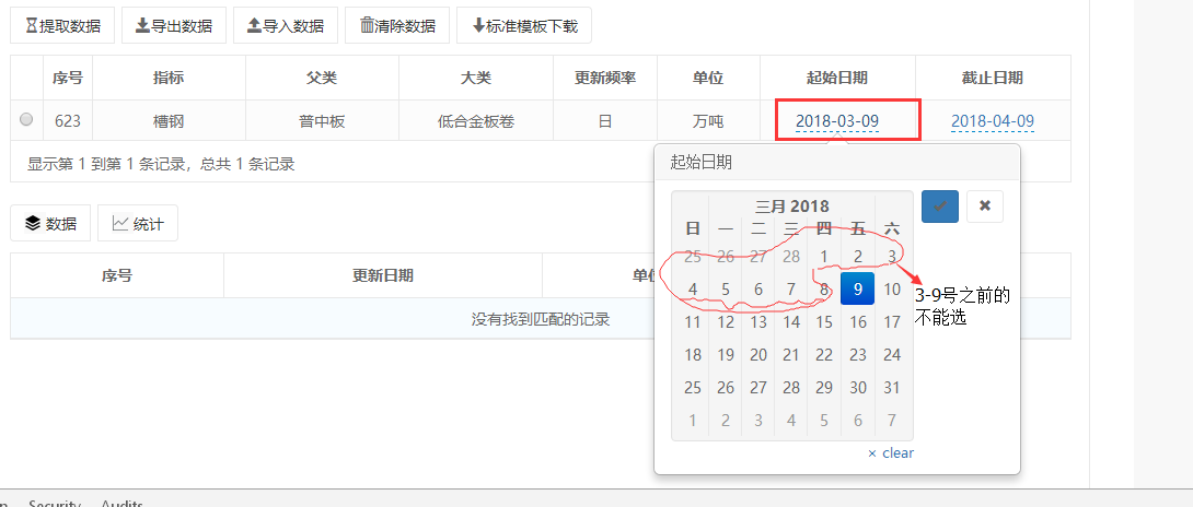 How To Set Startdate Use The Column Value · Issue 2365 · Uxsolutions Bootstrap Datepicker