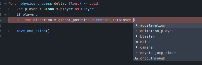 Intellisense on my custom class don't work when I assign a node to a variable of this class ...