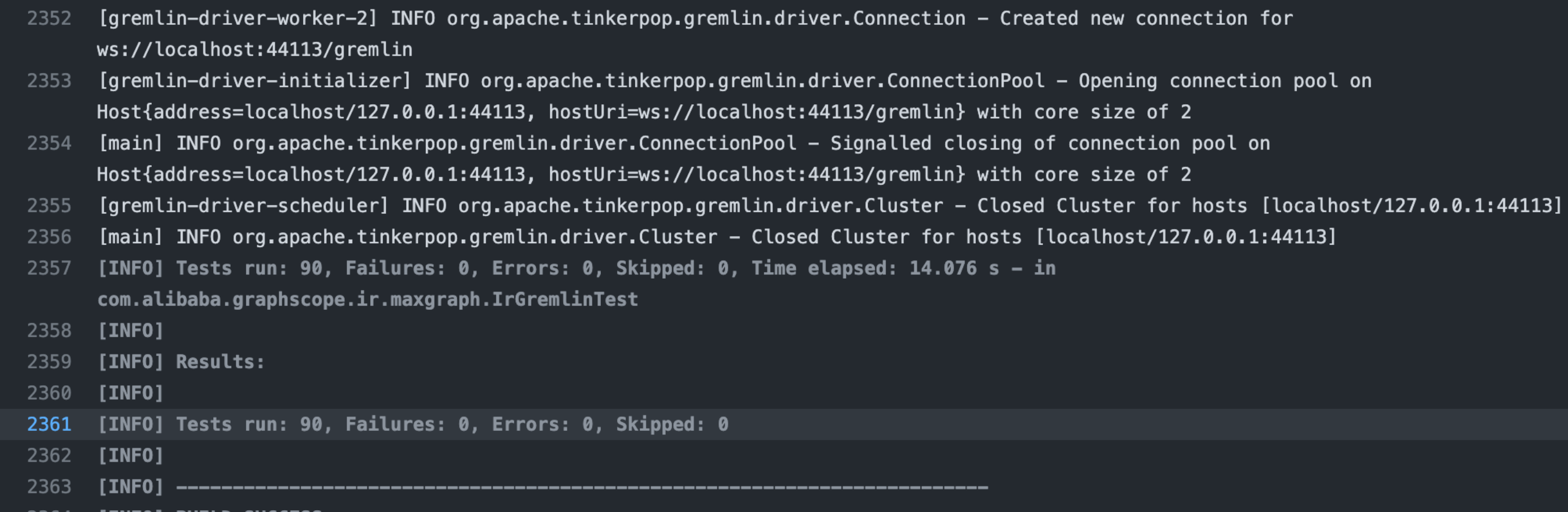 Gremlin CI for GAIA-IR on vineyard · Issue #1565 · alibaba/GraphScope · GitHub