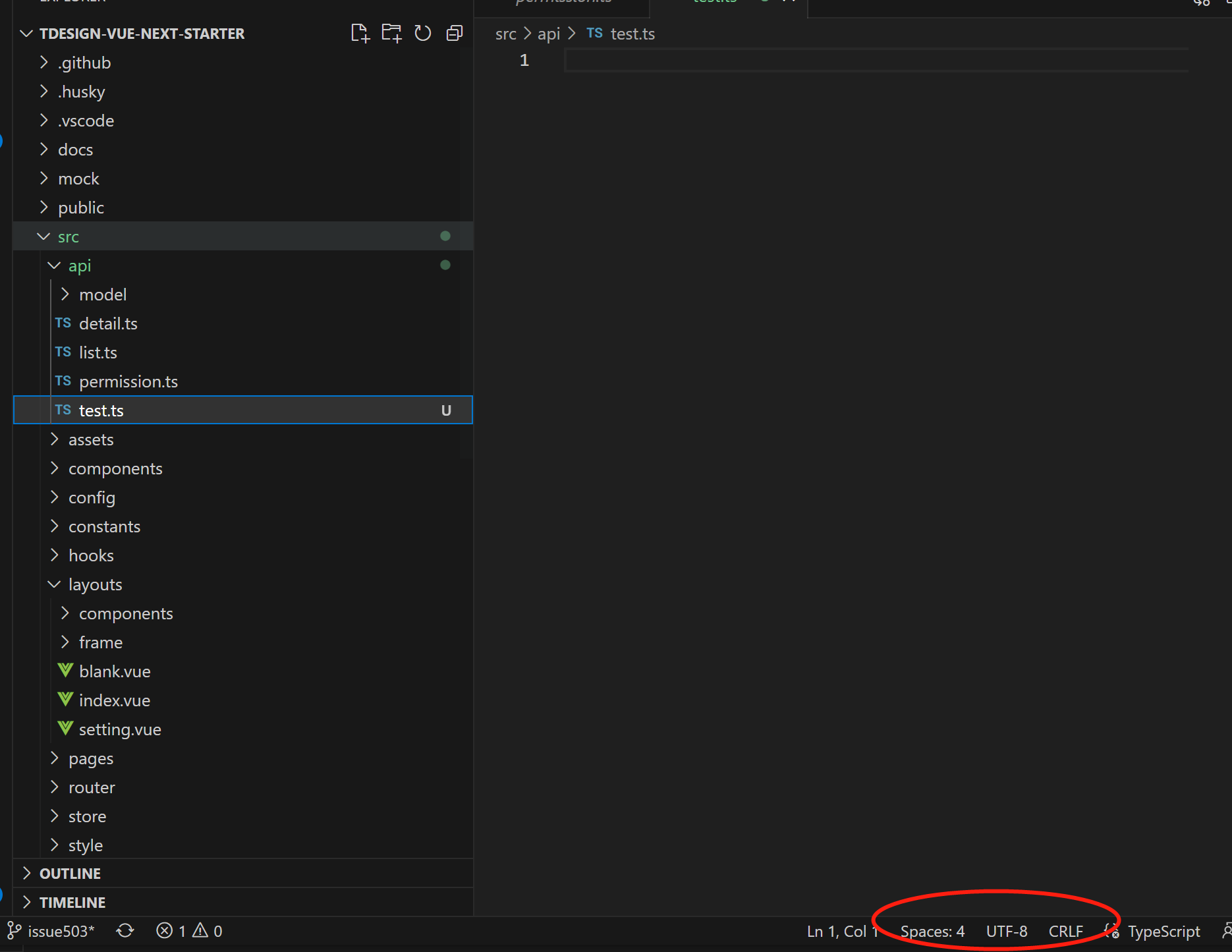 [编辑器代码风格] 默认IDE换行方案 · Issue #503 · Tencent/tdesign-vue-next-starter · GitHub