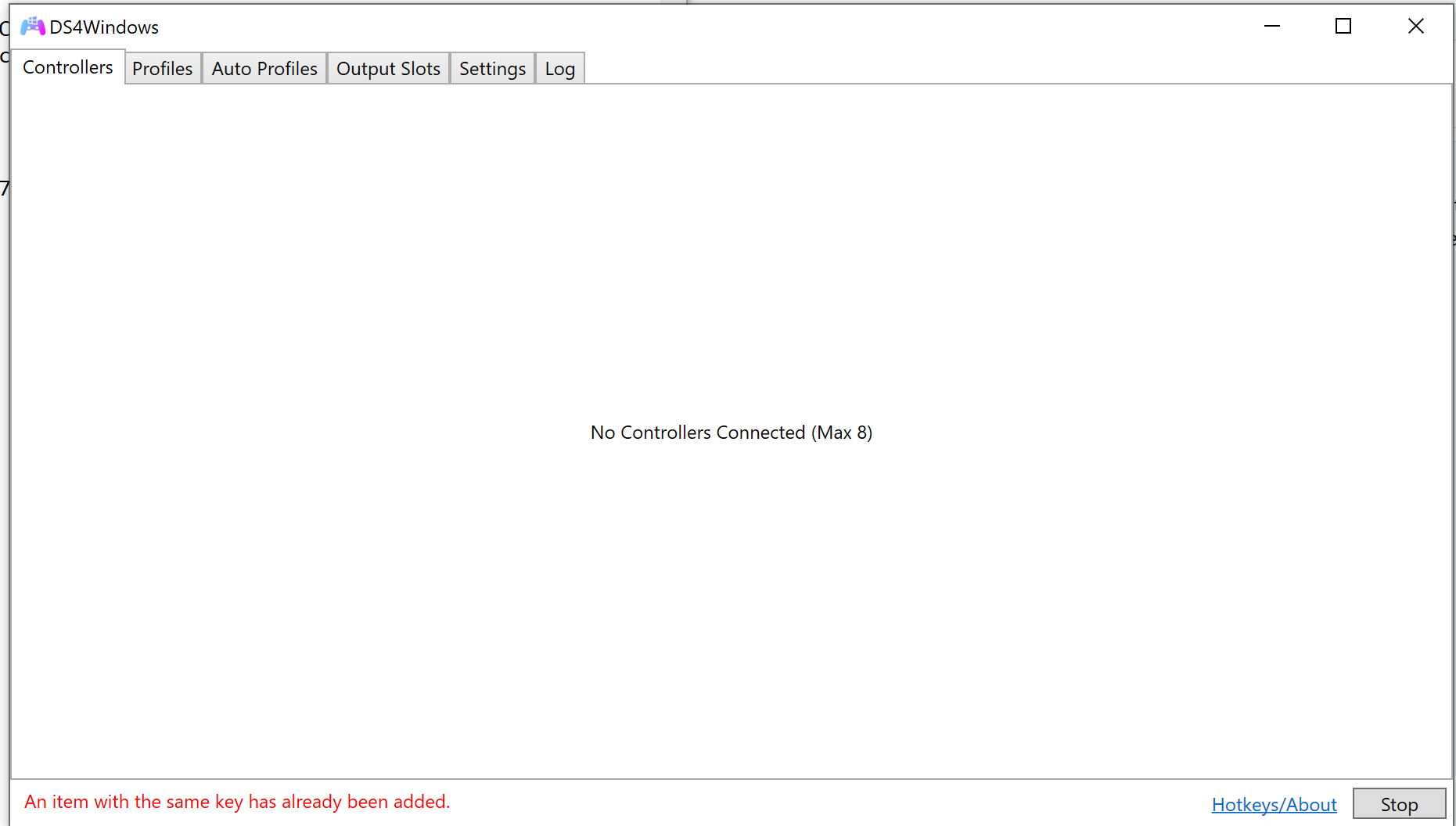 Program error with >1 DS4 dongle · Issue #1849 · Ryochan7/DS4Windows · GitHub