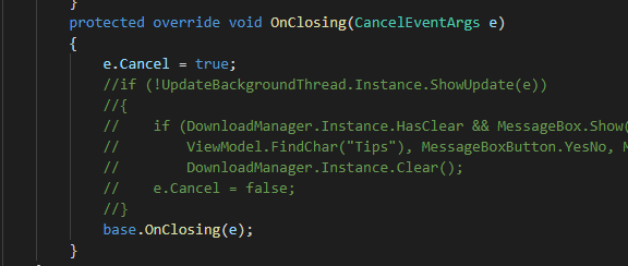 FormClosing.Cancel not working · Issue #6255 · dotnet/winforms · GitHub