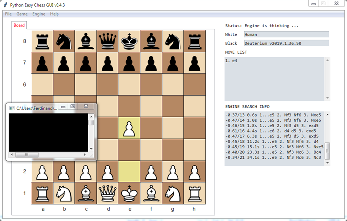 How To Use Engine With Create No Window · Issue 407 · Niklasf Python Chess · Github