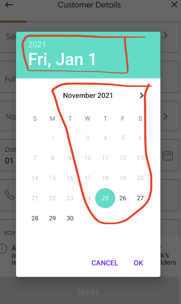 Date picker shows date oldren than minimum date · Issue #536 · react-native-datetimepicker ...