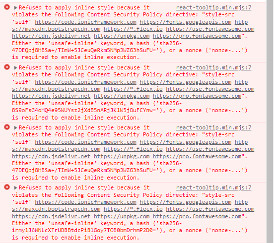 [bug] Unable To Disable Style Injection · Issue 1060 · Reacttooltip React Tooltip · Github