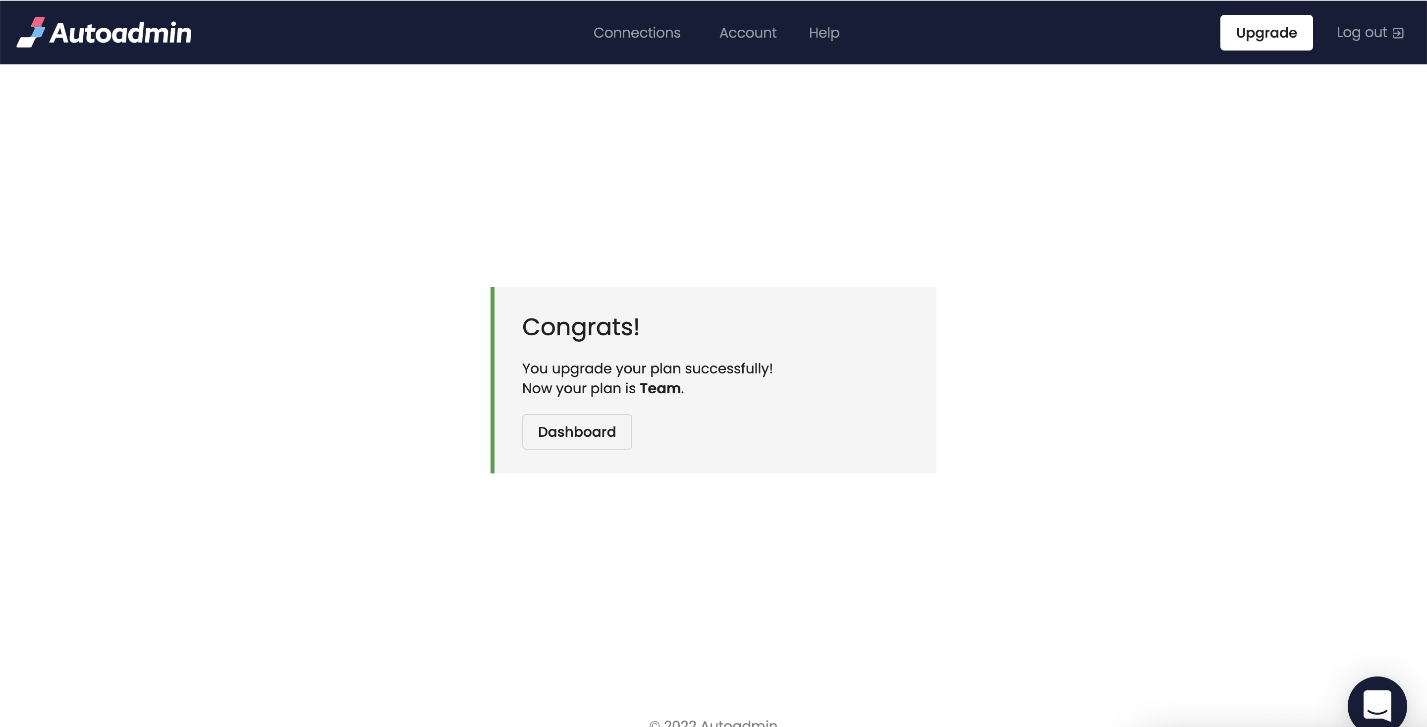subscription success page · Issue #189 · rocket-admin/rocketadmin · GitHub
