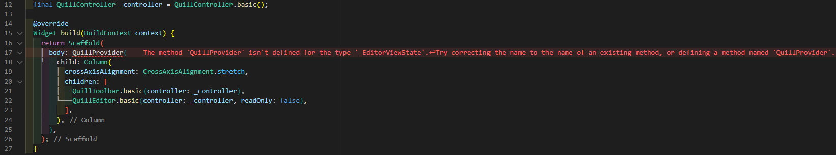 [Mobile] Error: The method 'QuillIconButton' isn't defined for the class 'CameraButton'. · Issue ...