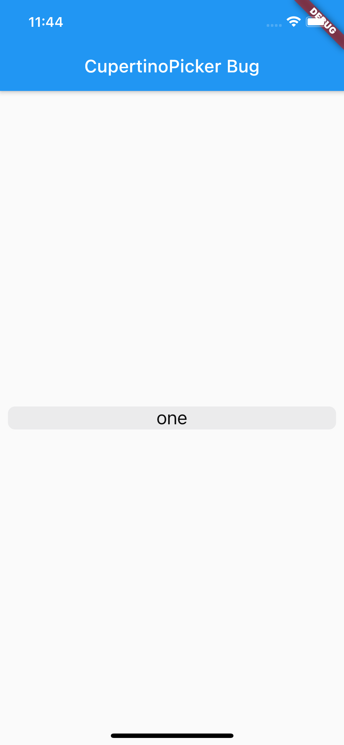 Cupertinopicker Does Not Respect Koverandundercenteropacity · Issue 70933 · Flutterflutter