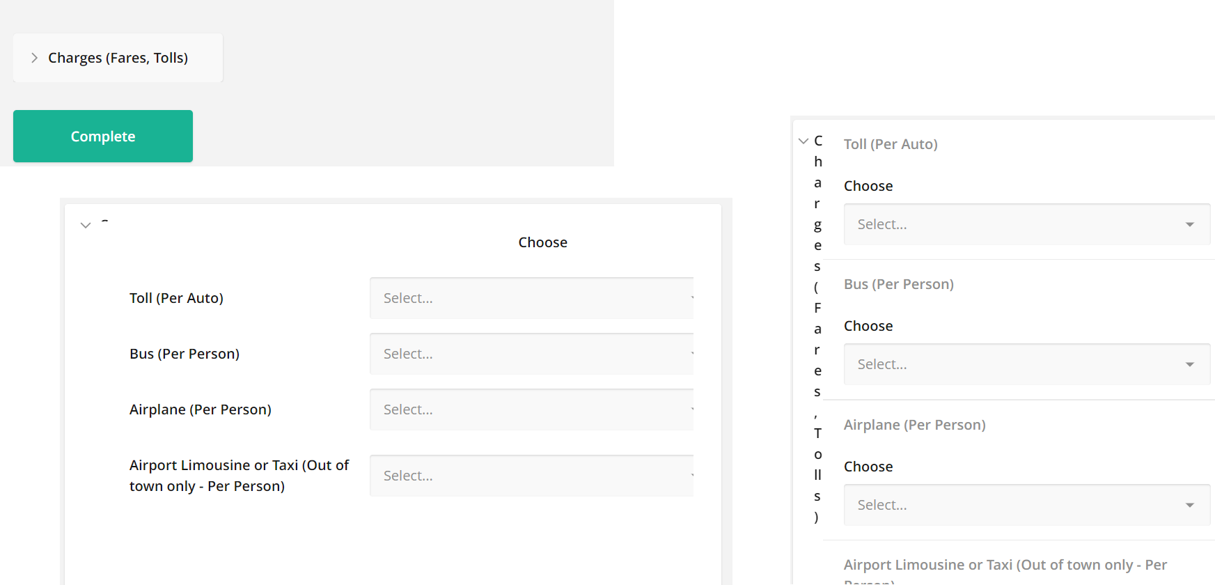 Matrix Dropdown Panel Title Is Not Visible When `titlelocation` Is `left` · Issue 4868 
