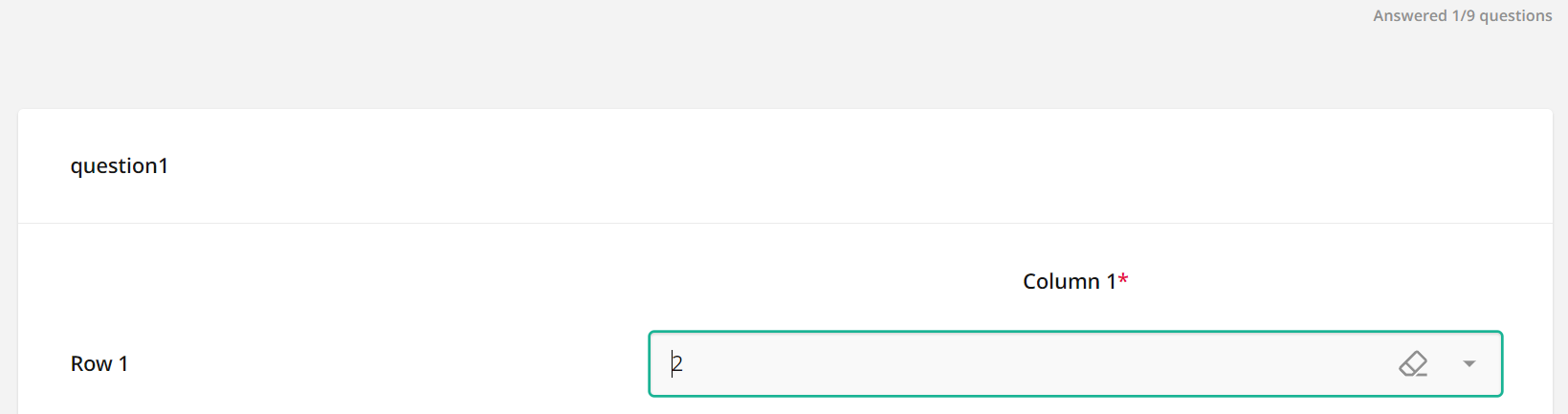 A Survey Progress Bar doesn't include a required Matrix Dropdown question into the initial ...