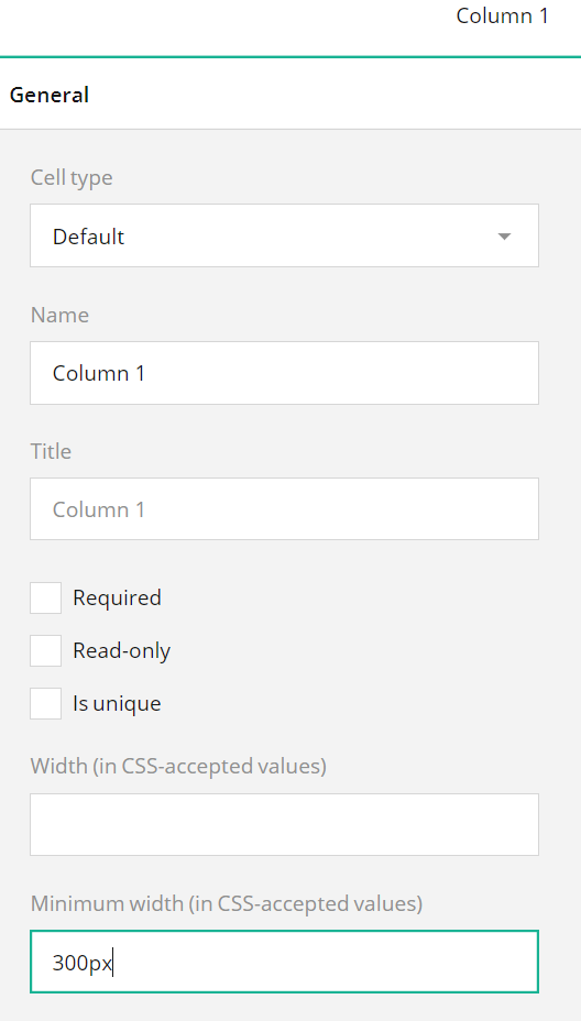 Multiple-Choice Matrix Questions - A column's Minimum Width property doesn't work · Issue #5891 ...