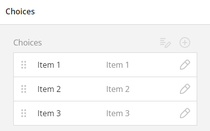 Modify event to prevent users from adding or removing choices from a design surface. · Issue ...