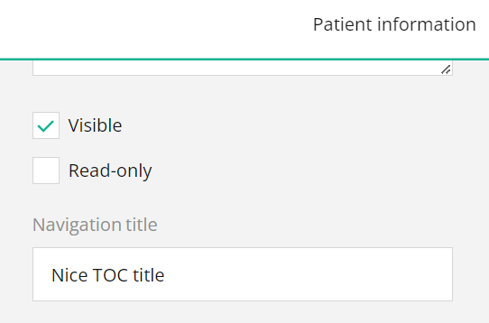The Page | Navigation Title property is not available when TOC is ...