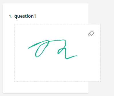 Signature Pad - The signature area overlaps the question area · Issue ...