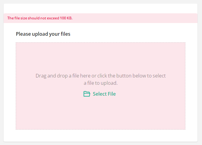 File Upload: An error message appears at an unexpected position · Issue #7184 · surveyjs/survey ...