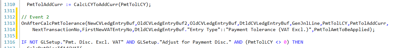 [Event Request] More Events in Codeunit 12 · Issue #1352 · microsoft/AL · GitHub