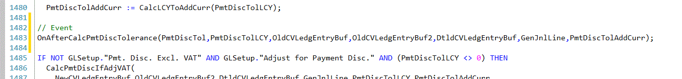 [Event Request] More Events in Codeunit 12 · Issue #1352 · microsoft/AL · GitHub