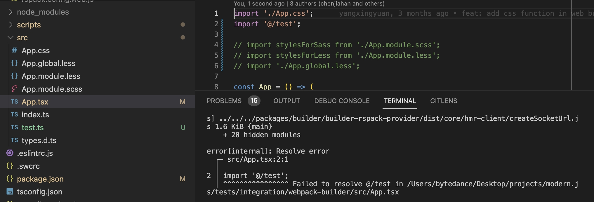 Tsconfig Paths Not Take Effect · Issue 1276 · Web Infra Devrspack 