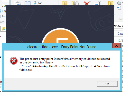 Bug Inpageerrorc00000c4c0000006hardwarediskunknown · Issue 40096 · Electronelectron 