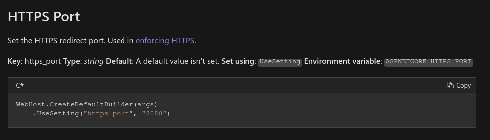 Port Content Placed In Row Instead Of Column · Issue 21931 · Dotnetaspnetcoredocs 3976