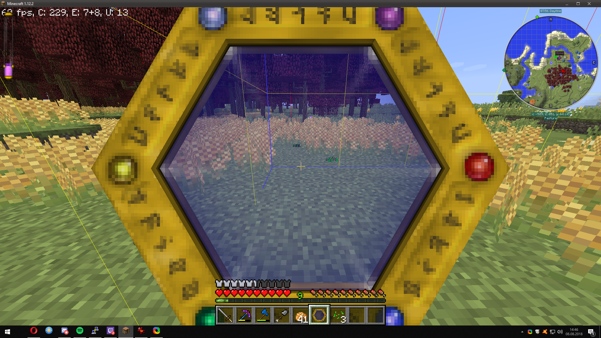 [b16/b17] Thaumometer appears to read aura from block at Z+1 · Issue ...