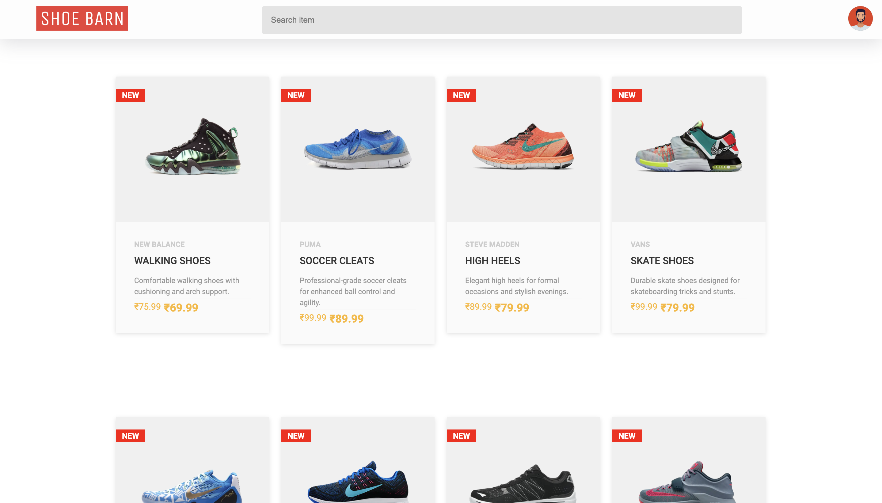 GitHub - thafsi-pv/Shoe-Barn: React and Node/Express App for viewing and purchasing shoes