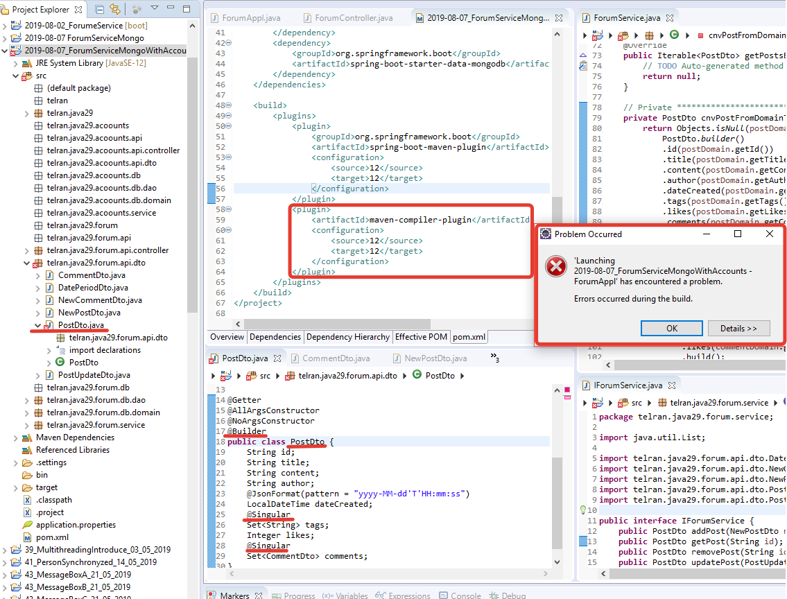[BUG] Eclipse 2019.06 Lombok v1.18.6 does not work with Java 12 · Issue #2169 · projectlombok ...