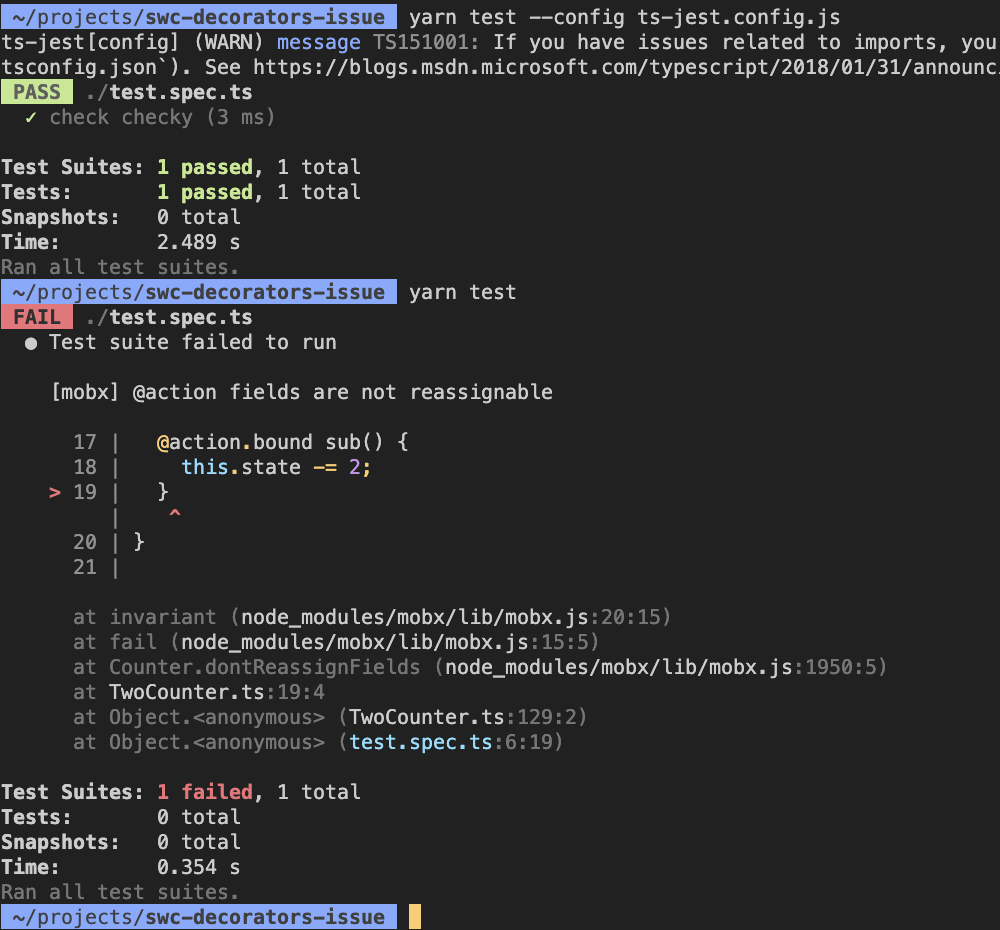 Decorated inherited class methods can't be overriden · Issue #6572 · swc-project/swc · GitHub