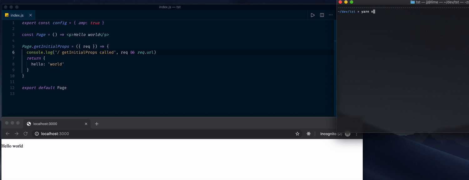 getInitialProps gets called multiple times for AMP · Issue #9111 · vercel/next.js · GitHub