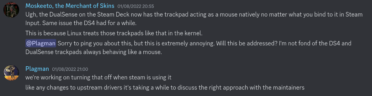 [Regression] Dualsense touchpad is acting as a mouse again on SteamDeck · Issue #9597 ...