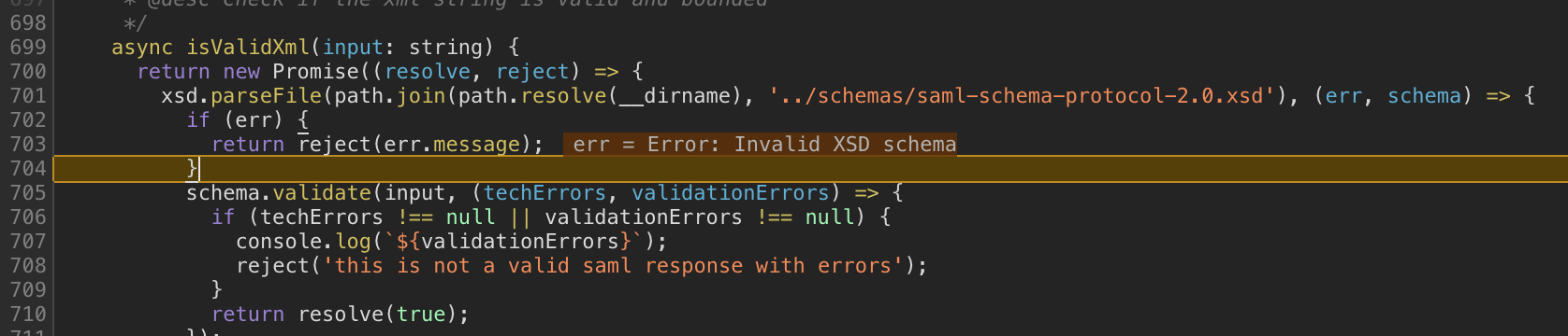 xsd.parseFile can't find schema file · Issue #130 · tngan/samlify · GitHub