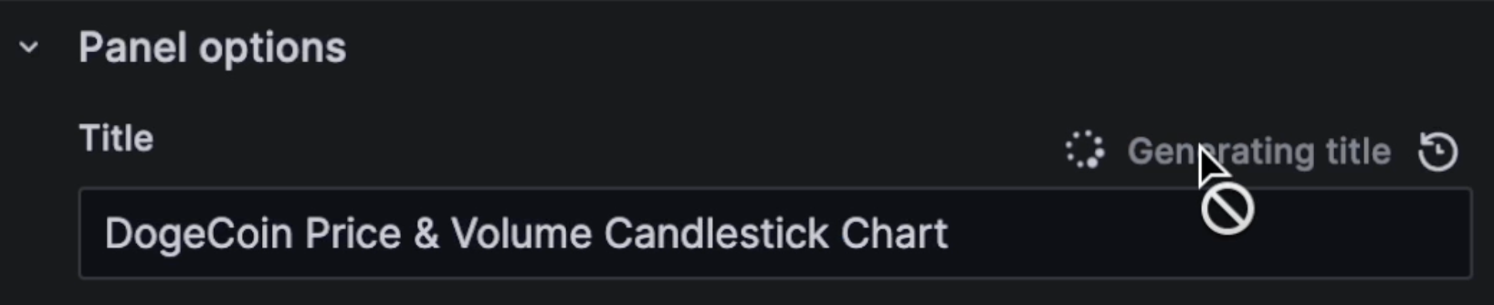 DashGPT: Implement panel title generation · Issue #74241 · grafana/grafana · GitHub