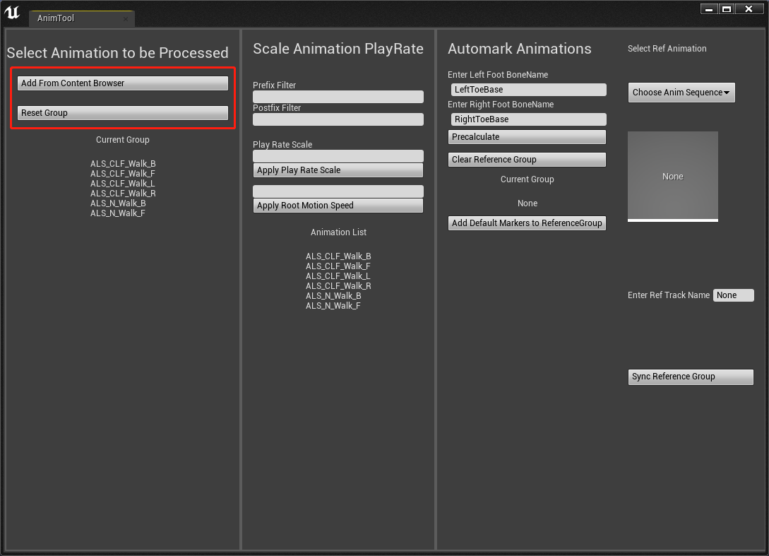 GitHub - zo-illini/AnimTool: UE4动画插件