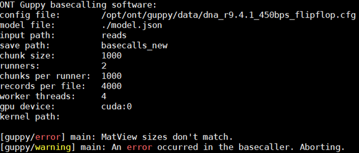 Custom network can not run on guppy? · Issue #65 · nanoporetech/taiyaki · GitHub