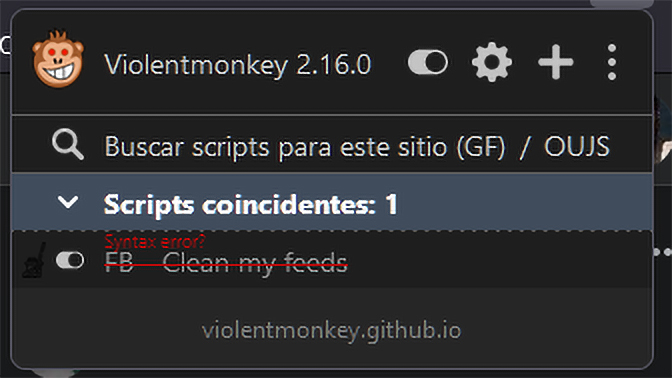 "Syntax error" message · Issue #48 · zbluebugz/facebook-clean-my-feeds · GitHub