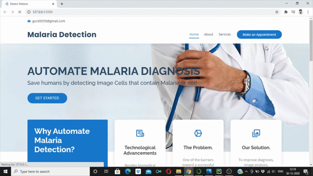 GitHub - Gurdit559/Malaria-Detection-Flask-app: Transfer learning CNN