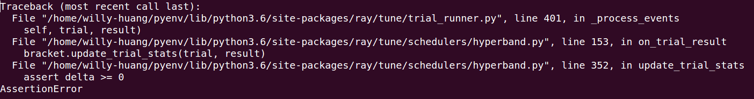 [tune] RuntimeError: Restore from checkpoint failed for Trial Hyperband · Issue #5045 · ray ...