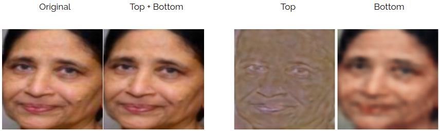 Unexpected information in top/bottom levels · Issue #15 · rosinality/vq-vae-2-pytorch · GitHub